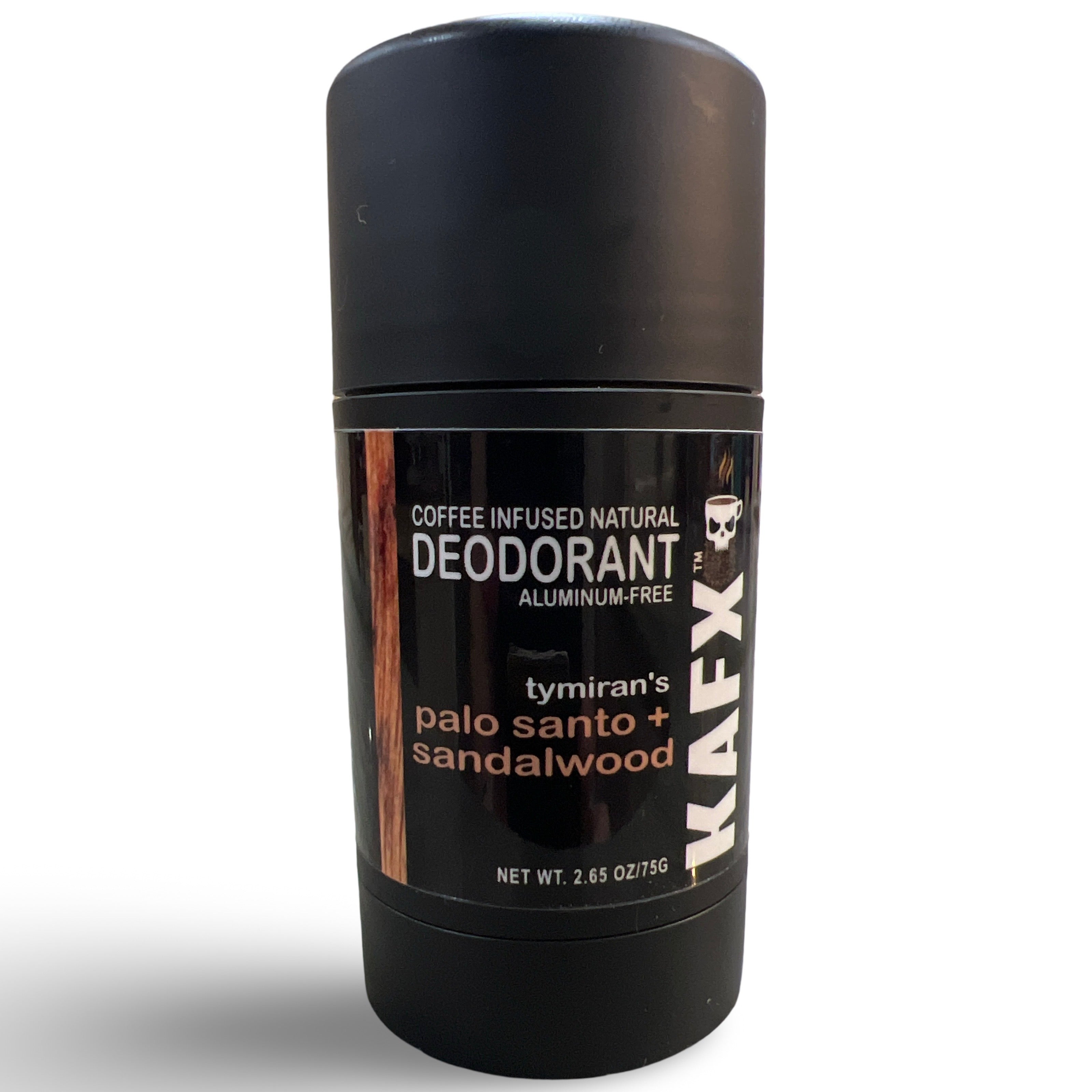Palo Santo + Sandalwood KAFX Body Natural Coffee Infused Deodorant